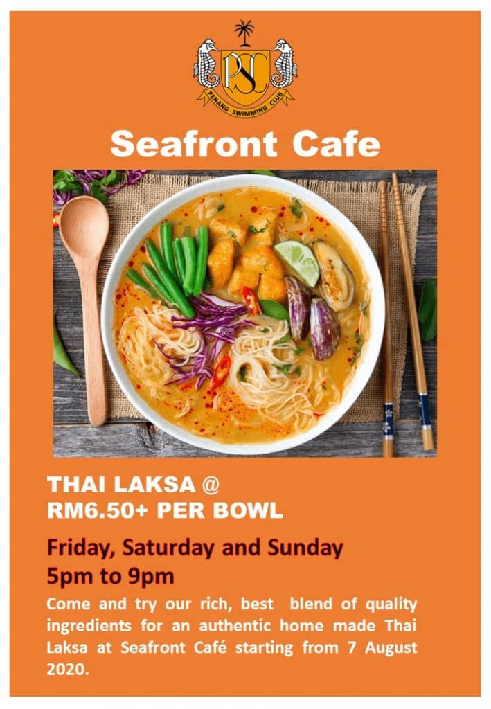 Laksa poster - Penang Swimming Club