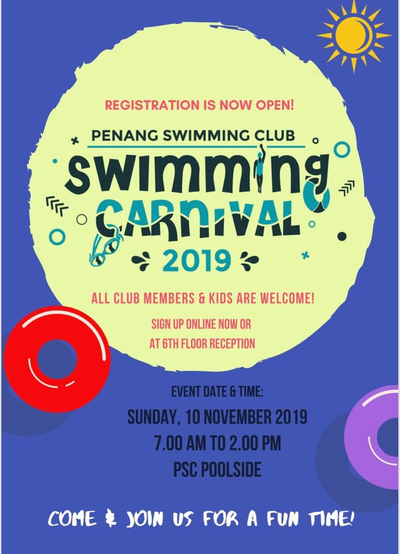 Swimming Carnival - Penang Swimming Club